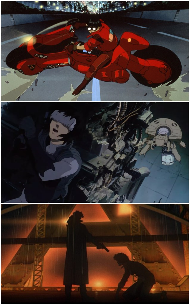 ‘Akira’ (1988), ‘Ghost in the Shell’ (1995), & ‘Cowboy Bebop: The Movie ...